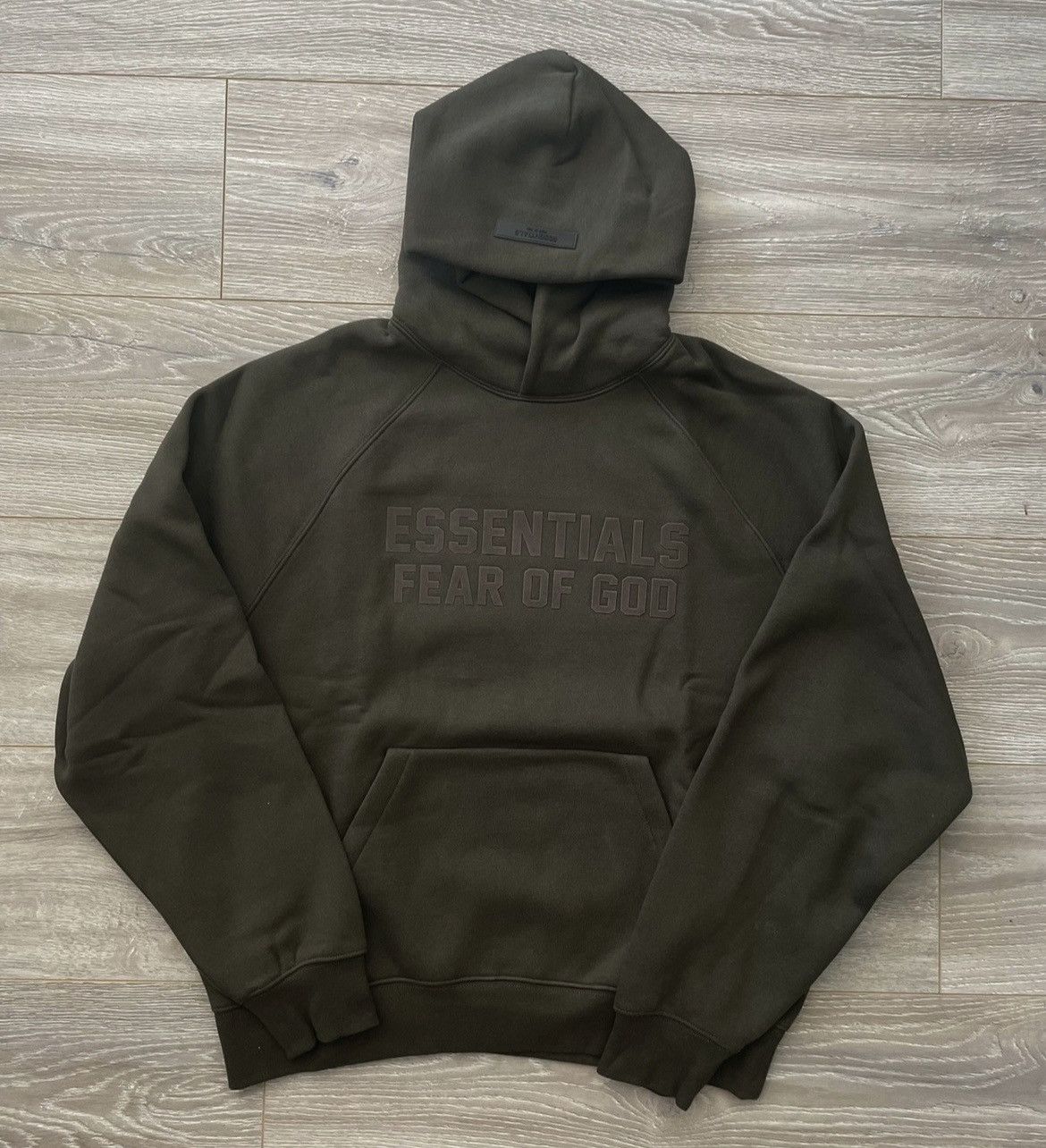 Essentials Essentials Off-Black Hoodie | Grailed