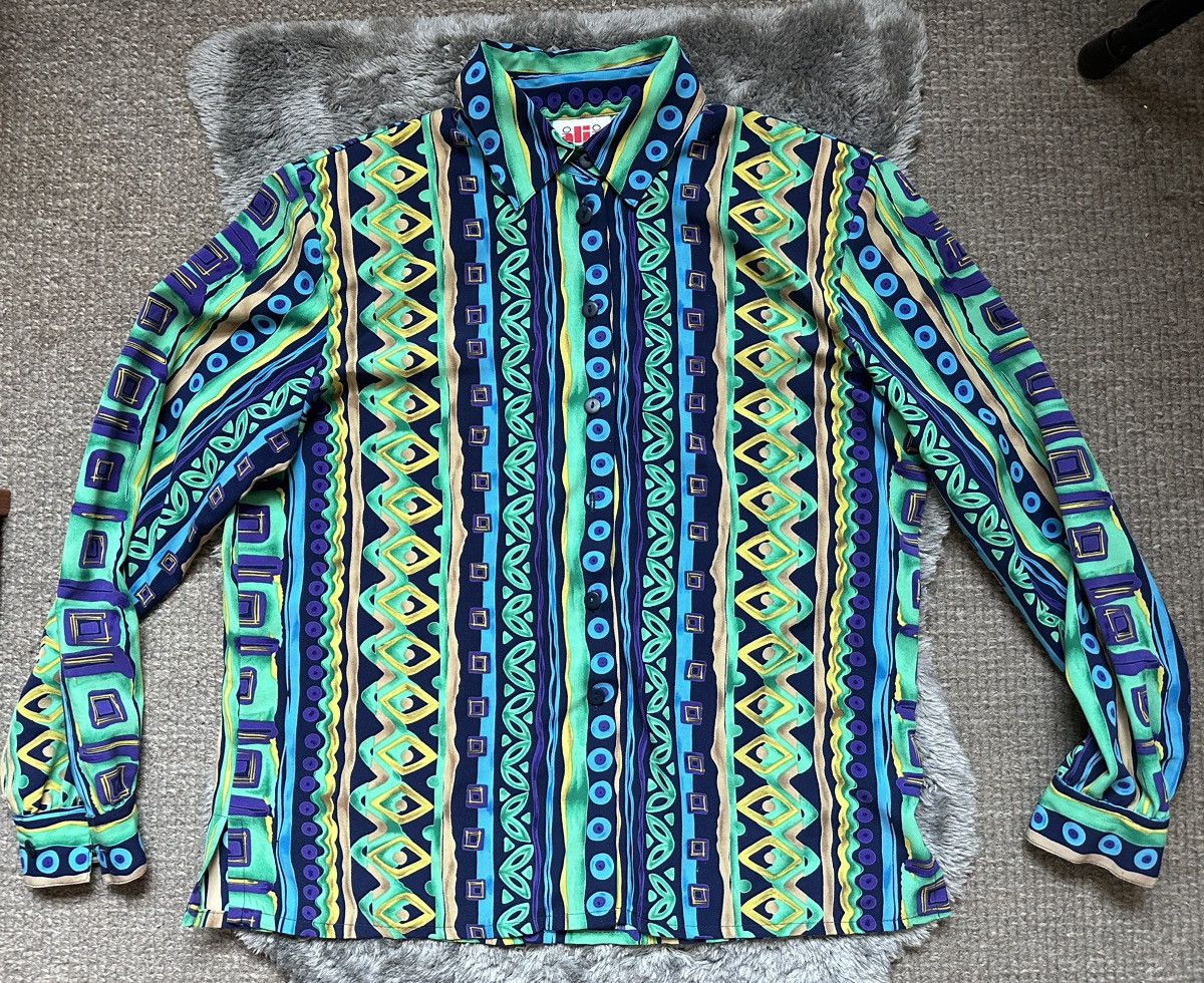 Vintage Psychedelic/Matte Texture Vintage Shirt | Grailed