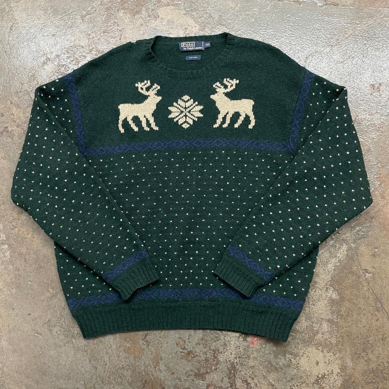 Polo Ralph Lauren vintage 1990s polo ralph lauren pattern knit wool ...