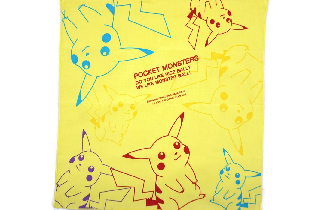 Anima Pikachu of Pokemon Hanky Repeat Pattern Pocket Monster | Grailed