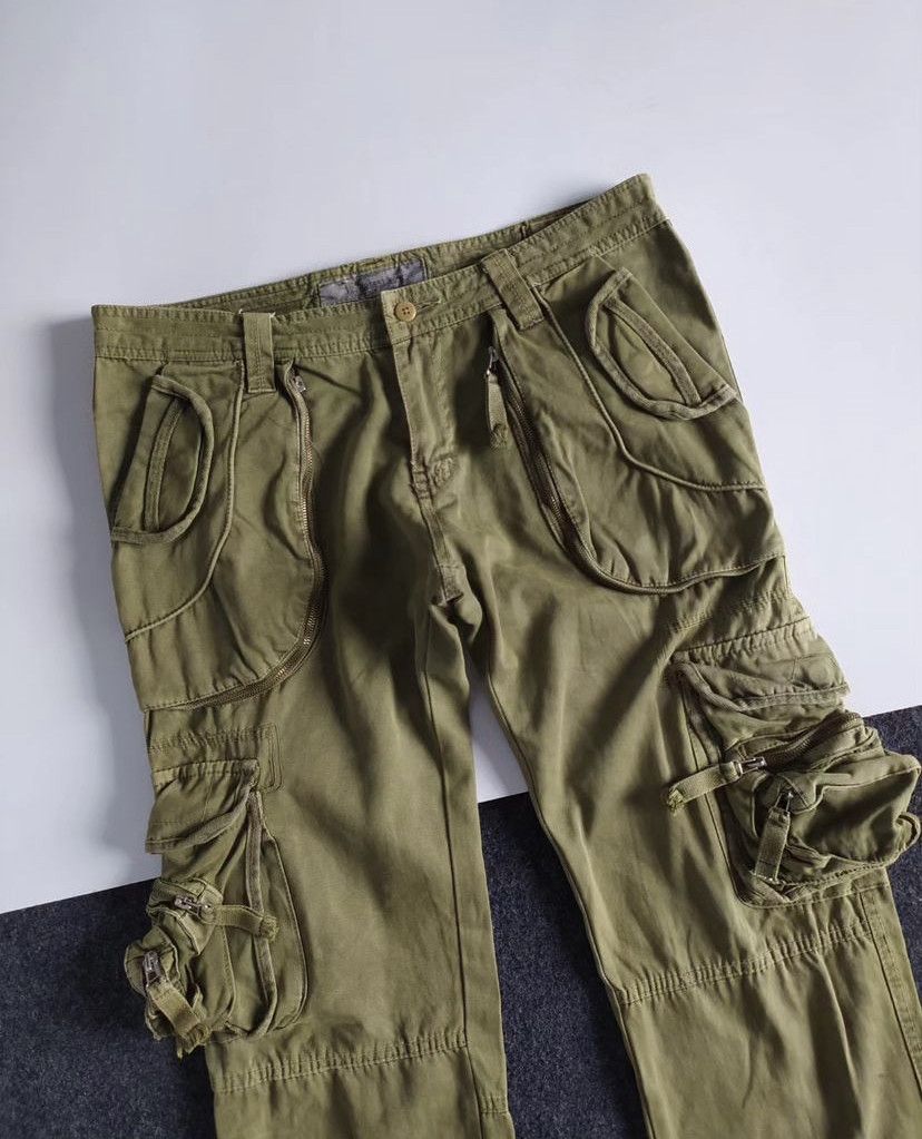 Hysteric Glamour 🔥 Rare Design Travis Scott Tactical Multi Pocket Brown Army | Grailed