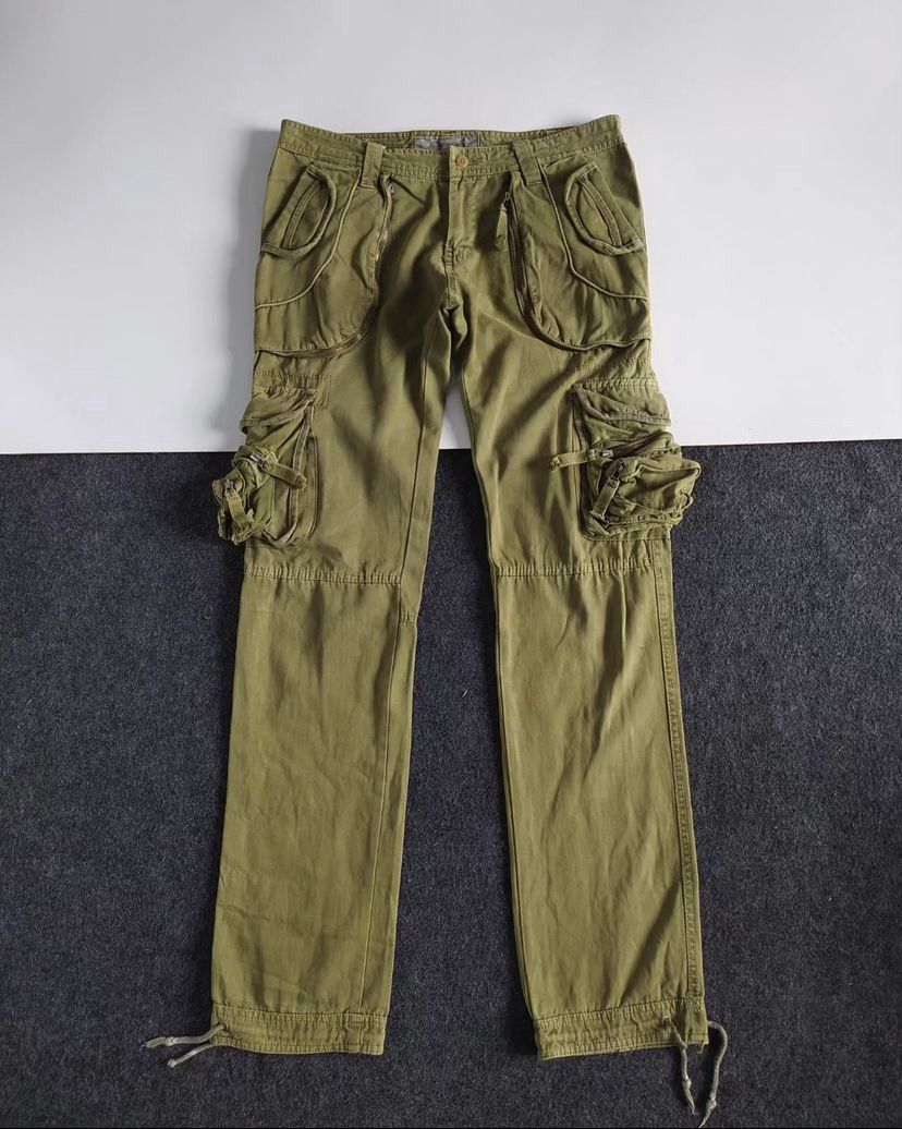 Hysteric Glamour 🔥 Rare Design Travis Scott Tactical Multi Pocket Brown Army | Grailed