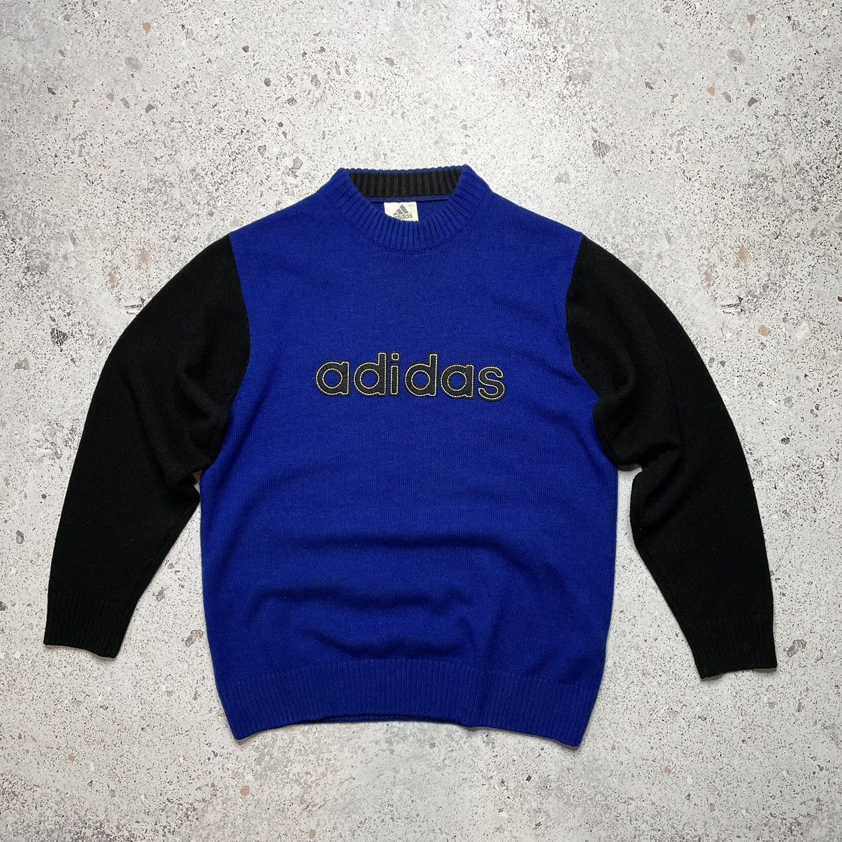 Adidas × Streetwear × Vintage Vintage 90s Adidas Wool Sweater | Grailed