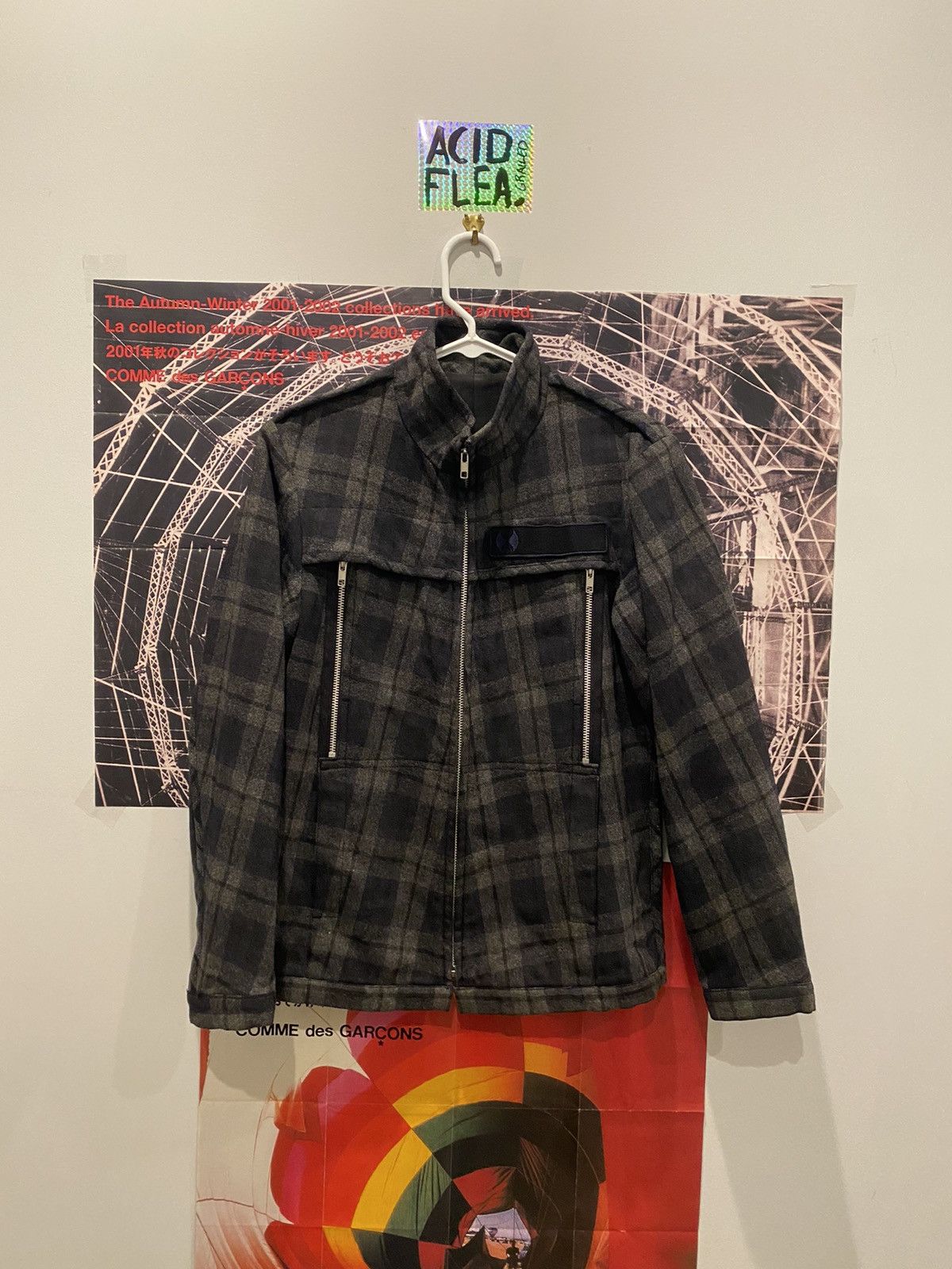 Issey Miyake Final Home Plaid Zip Jacket | Grailed