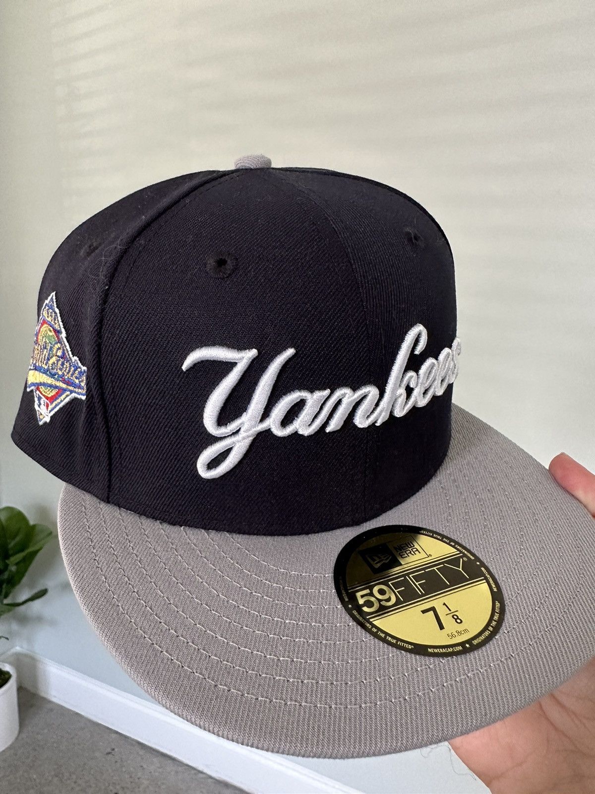 New Era New York Yankees Script Hat Club Size 7 | Grailed