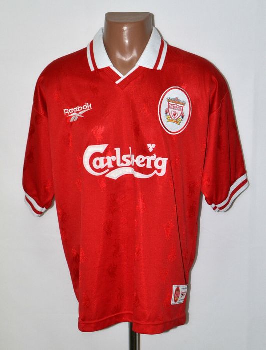 Reebok LIVERPOOL 1996/1998 HOME SHIRT JERSEY REEBOK SIZE L ADULT | Grailed