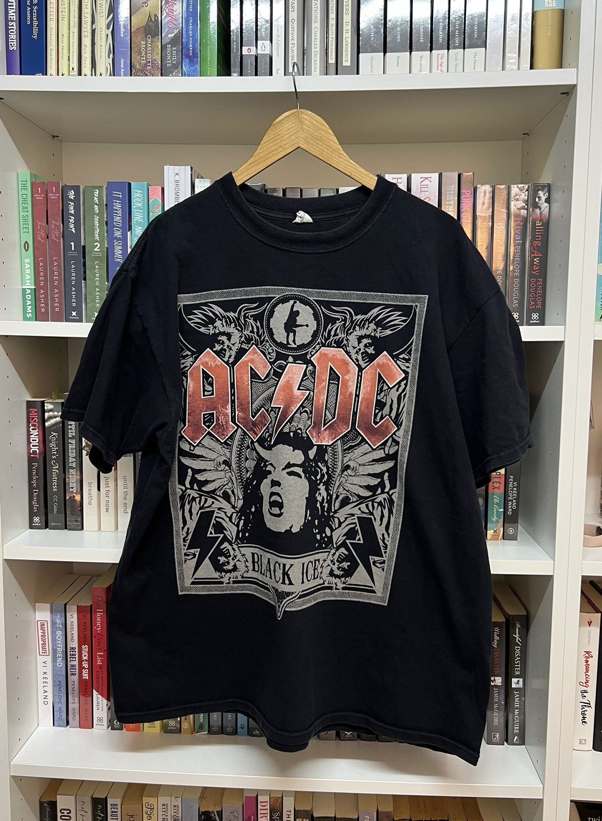 Vintage Vintage ACDC Black Ice Band Tee by Anvil | Grailed