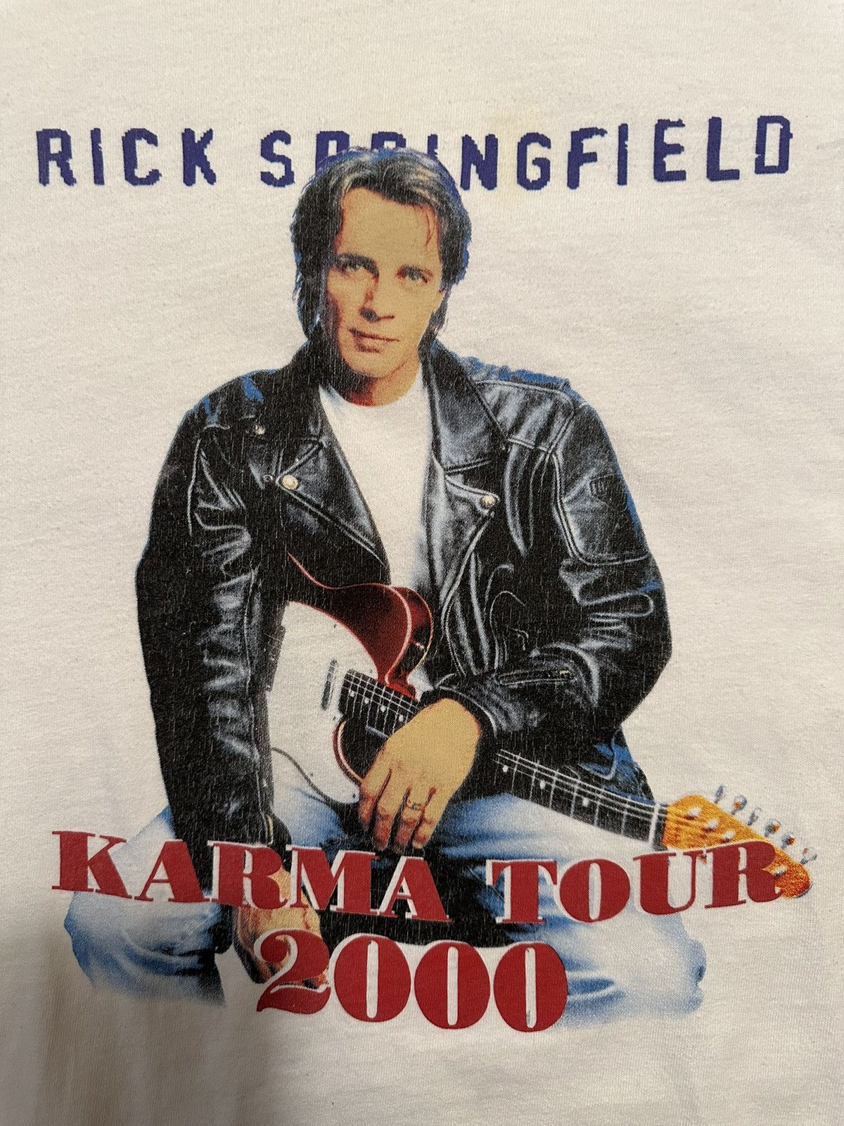 Band Tees × Vintage Vintage 2000 Rick Springfield Karma Tour T-Shirt ...