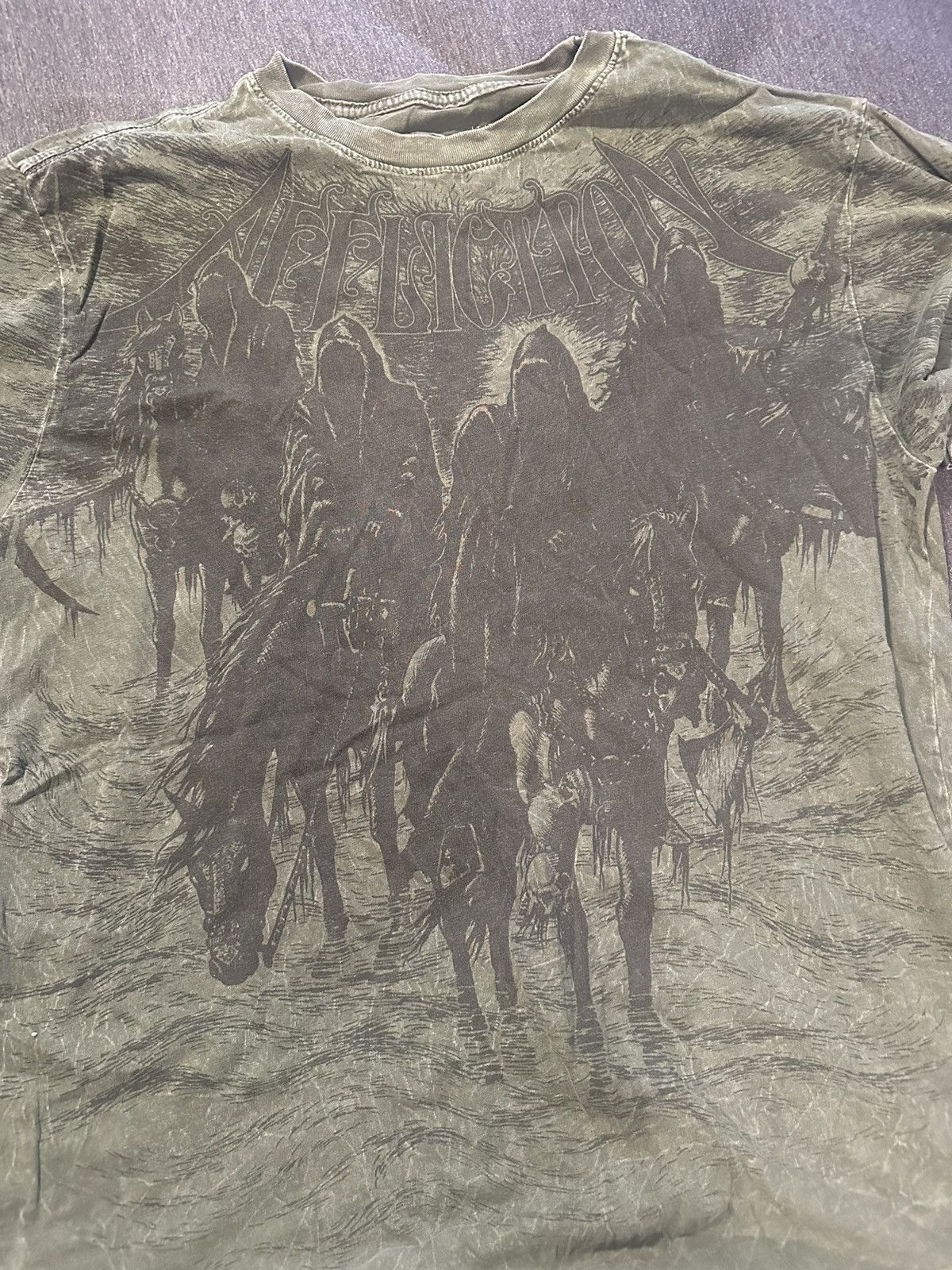 Affliction × Haunted Mound Rare Affliction Nazgul shirt | Grailed