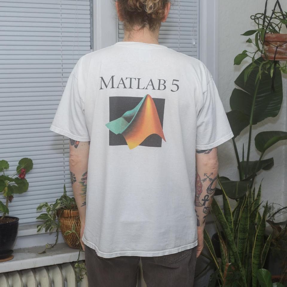 Vintage The MATLAB 5 Book Merch White Tee, VTG 90s, Size XL | Grailed