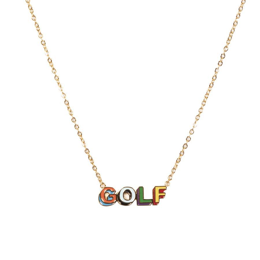 Golf Wang × Tyler The Creator GOLF Wang 3D Logo Pendant Necklace Tyler ...