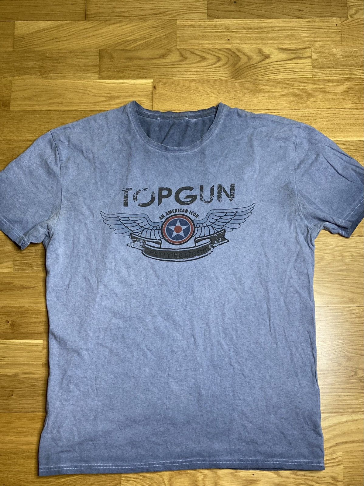 American College × Movie × Vintage Vintage Top Gun big logo the flying ...