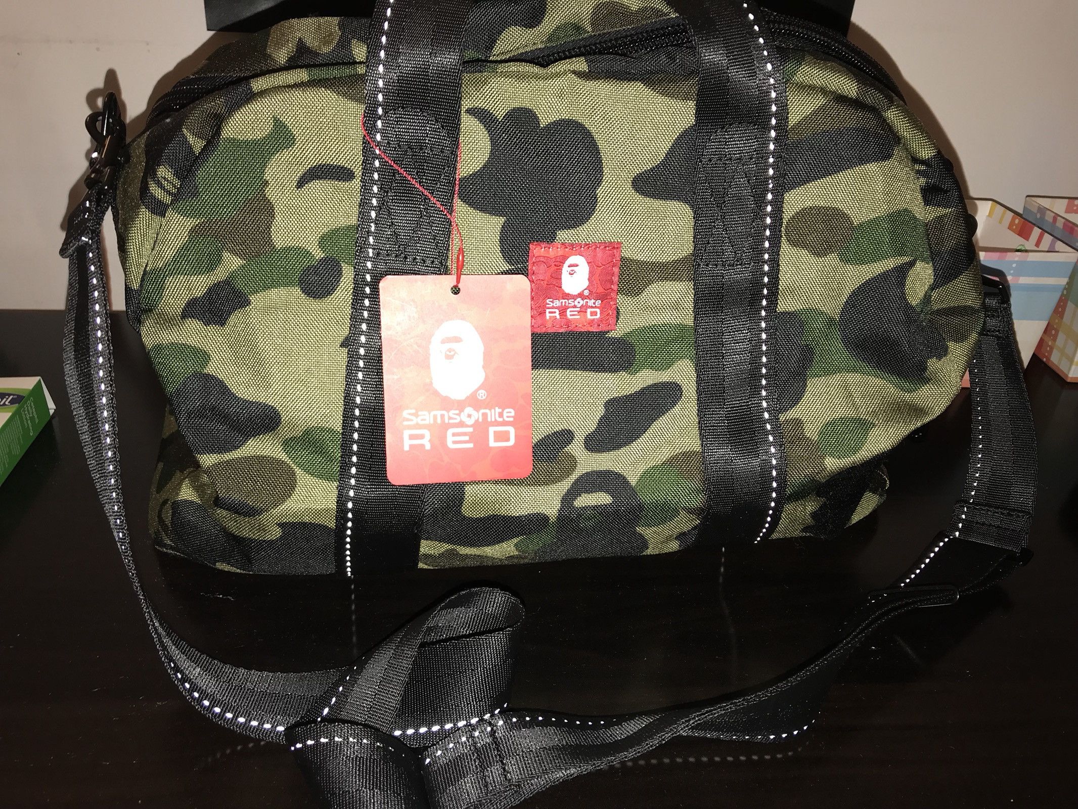 Bape Bape x Samsonite RED Collab Carry-On Bag | Grailed