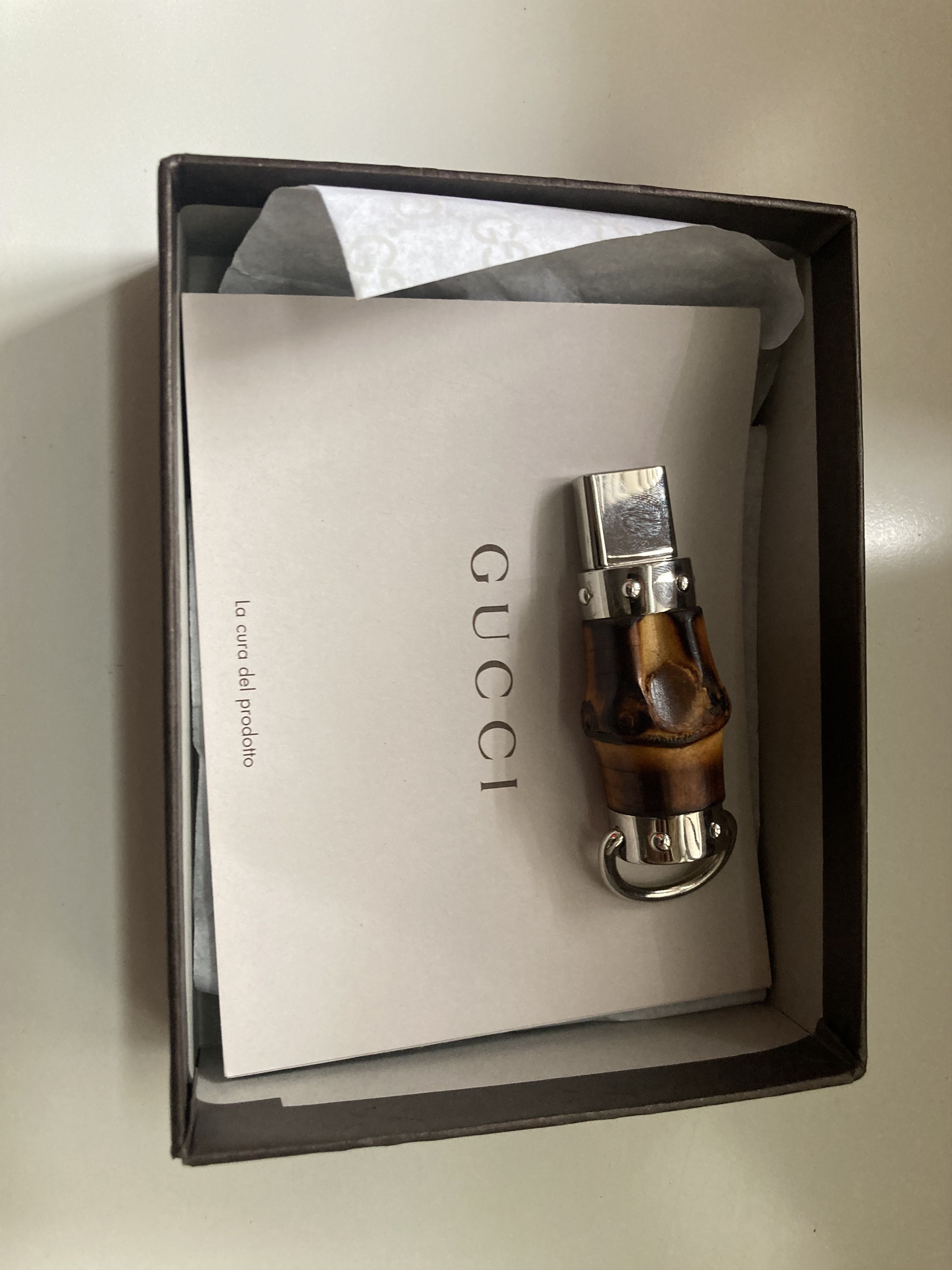 Gucci Gucci Bamboo USB Key Ring | Grailed
