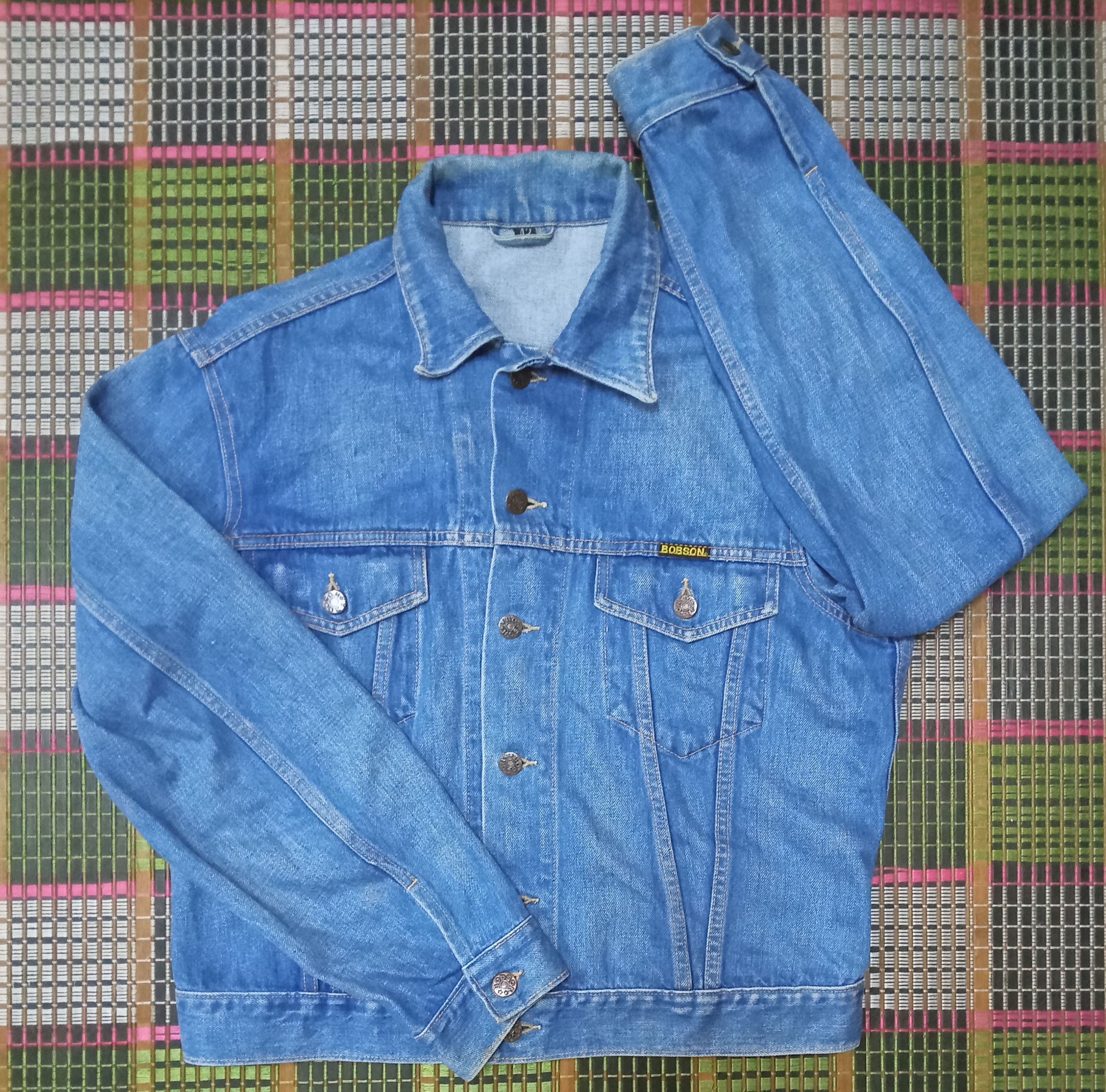 Japanese Brand × Streetwear × Vintage Vintage Bobson Trucker Denim ...