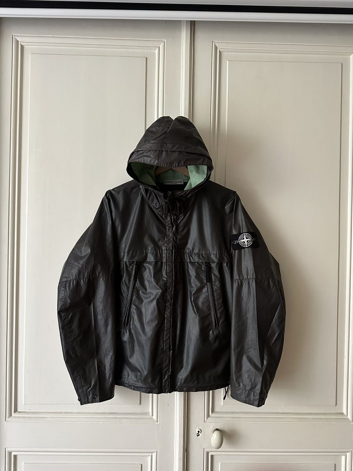 Stone Island SS/11 Stone Island Heat Réactive Jacket Black/Green - S ...