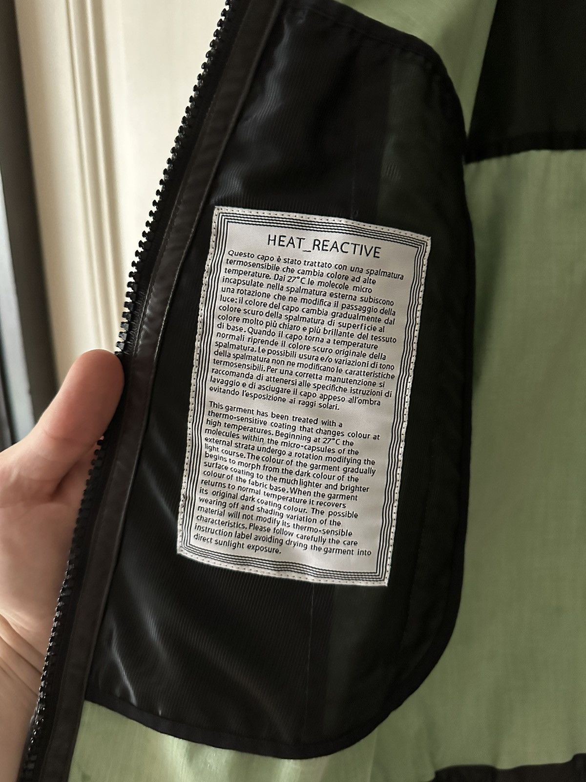 Stone Island SS/11 Stone Island Heat Réactive Jacket Black/Green - S ...