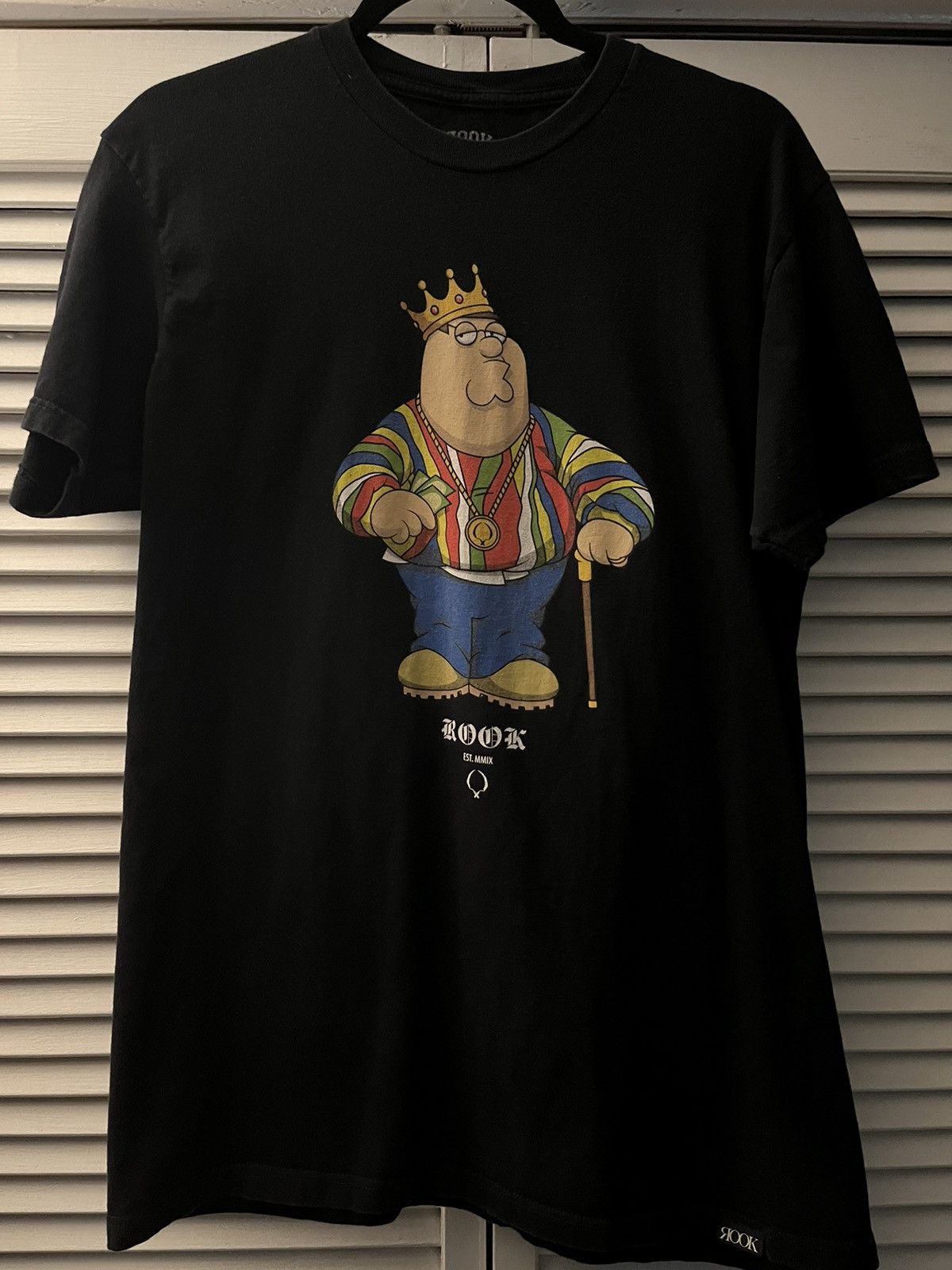 Rap Tees × Rook × Streetwear Rook x Family Guy Peter T-shirt | Grailed