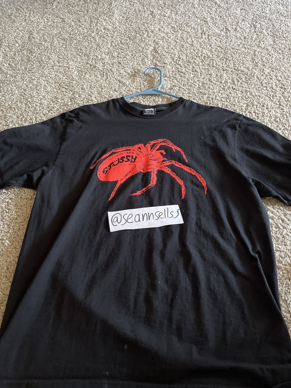 Vintage Stussy Spider Tee | Grailed