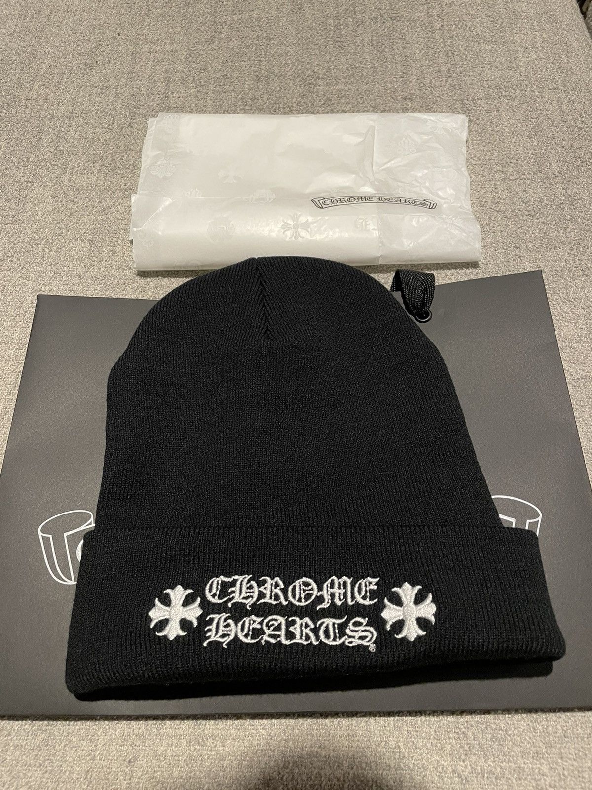 Chrome Hearts Brand new black embroidered CH hat | Grailed
