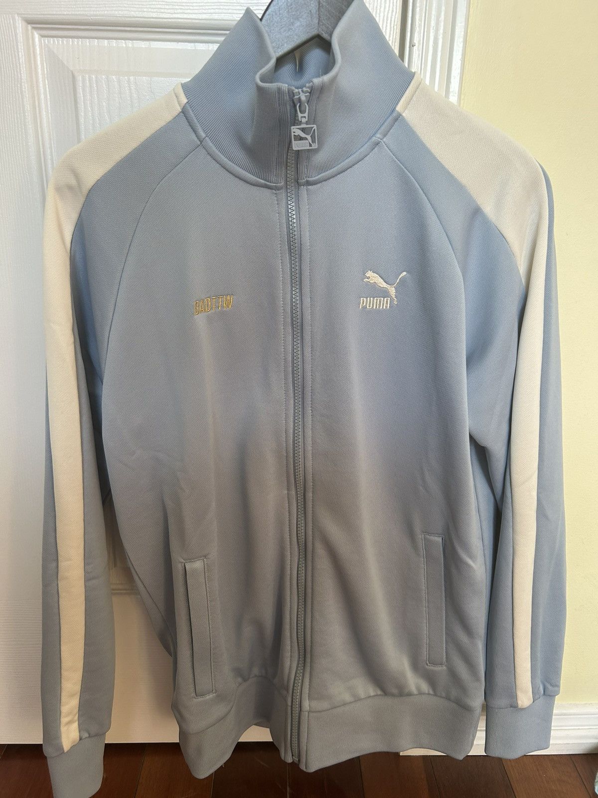 Puma Baby blue puma track top | Grailed