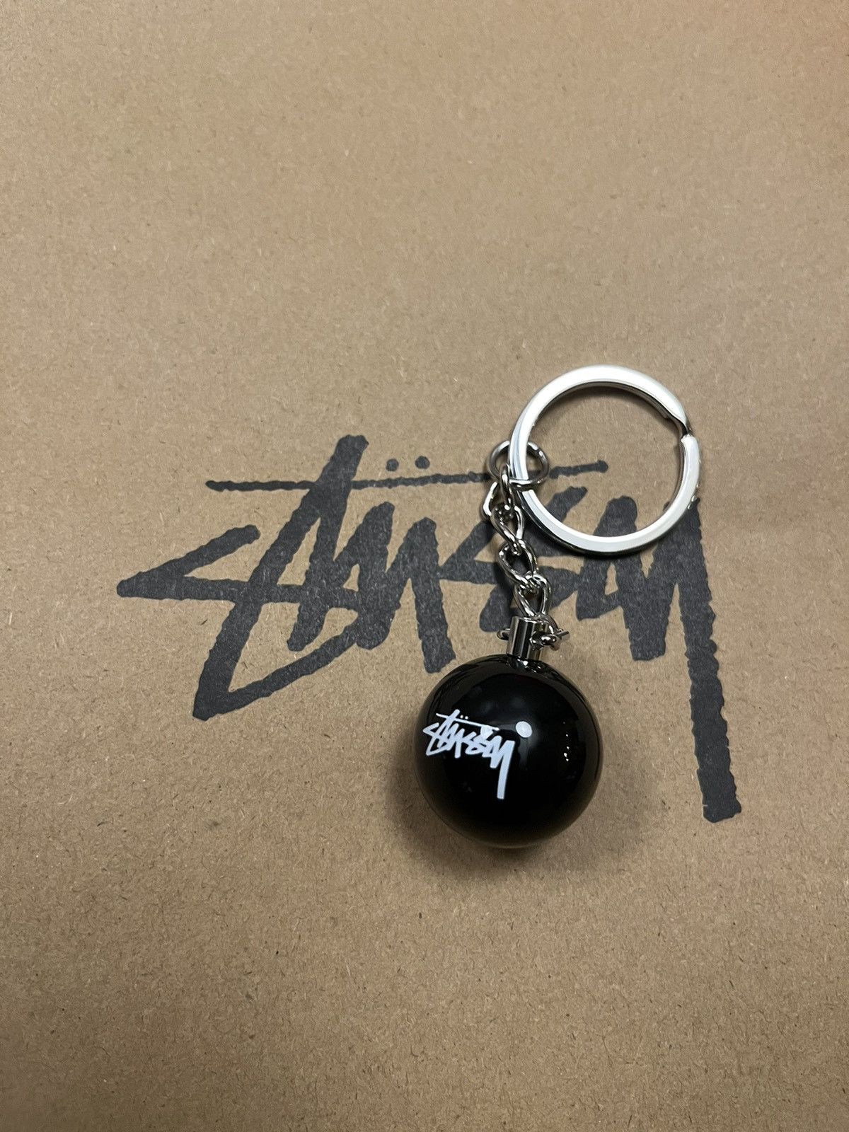 Stussy 2023 Stussy 8 ball bag car mirror decor keychain authentic | Grailed
