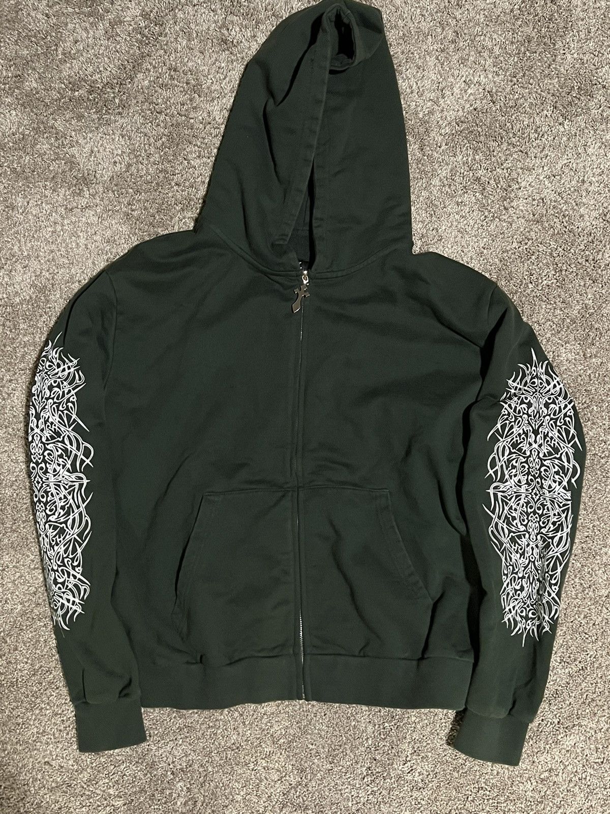 Japanese Brand × Streetwear Kryptowrld x curse zip up hoodie | Grailed