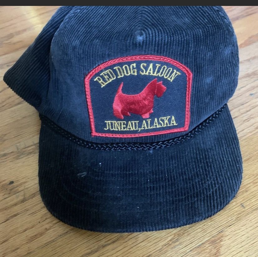 Vintage Vintage Red Dog Saloon Hat Juneau Alaska Cord Corduroy snap ...