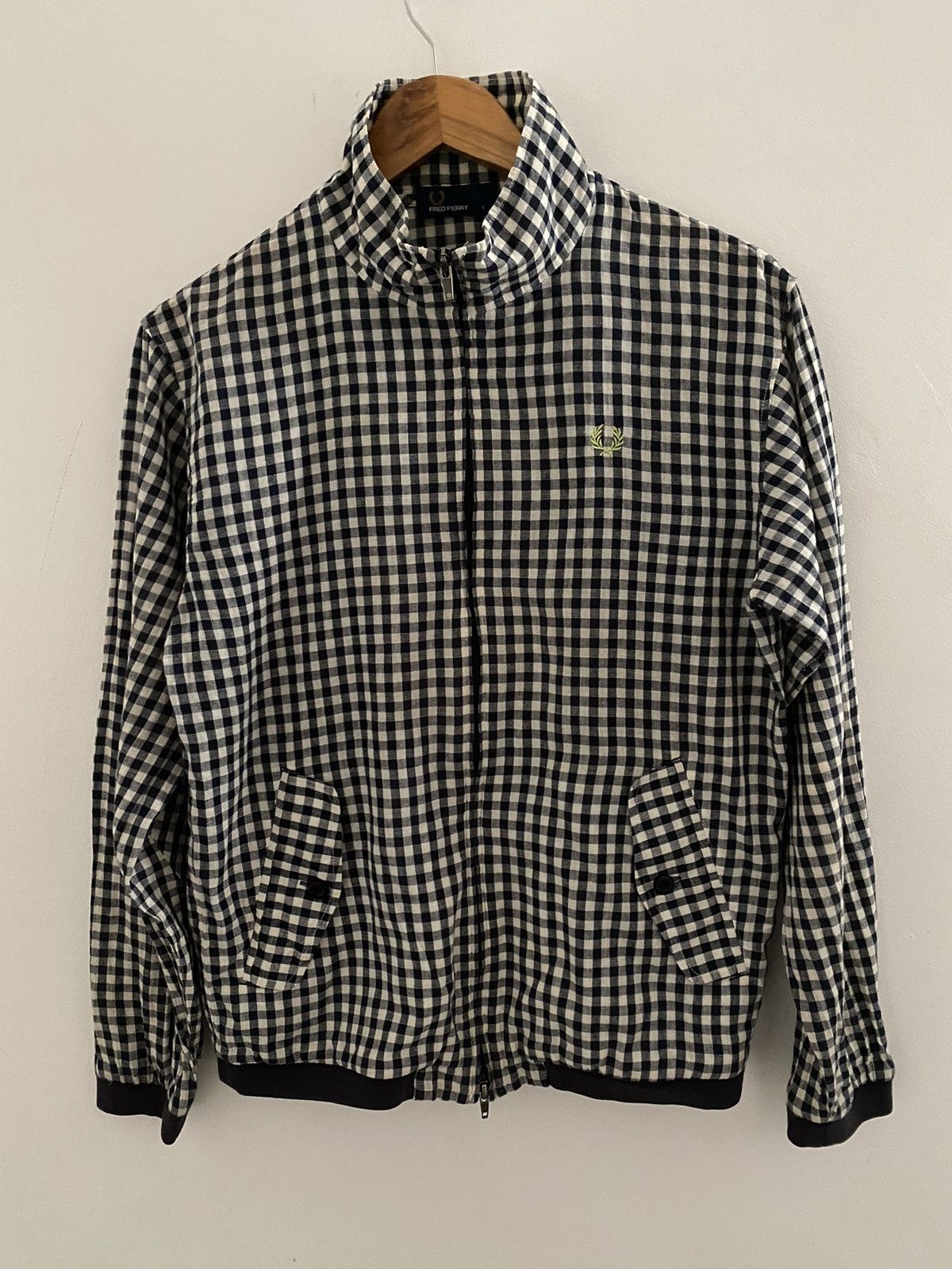 Vintage Vintage Jacket fred perry kurt cobain checkered design rare ...