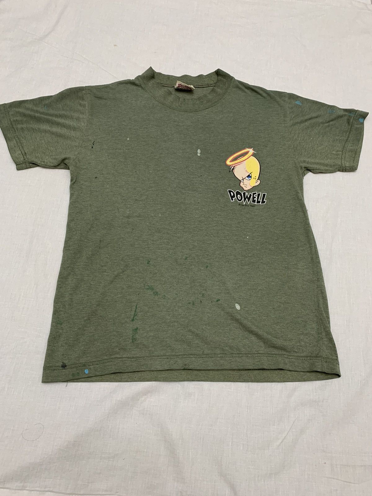 Vintage VINTAGE STUSSY POWELL ANGEL BOY HEAD | Grailed