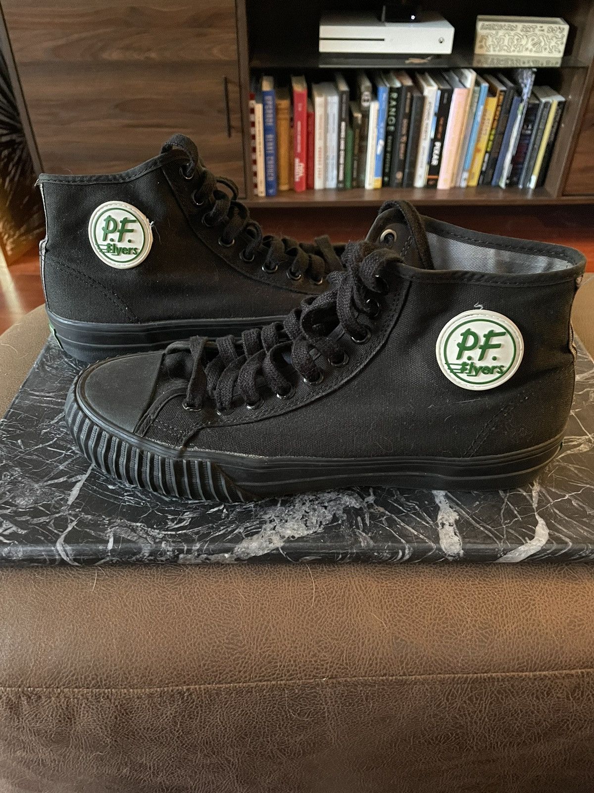 P.F. Flyers PF Flyers High Top Black Sneakers Men’s 9.5 | Grailed