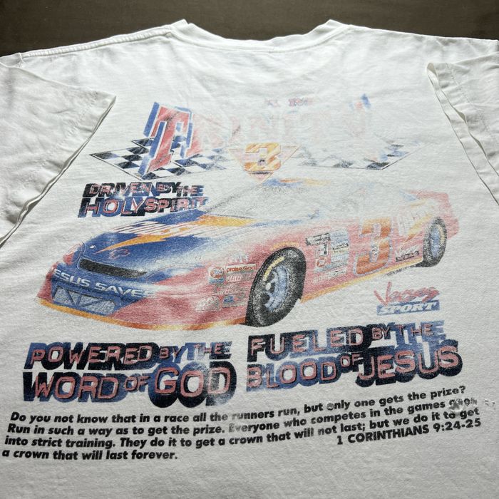Vintage Vintage 90s the trinity 3 racing nascar Jesus God Bible Holy ...