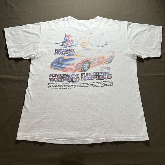 Vintage Vintage 90s the trinity 3 racing nascar Jesus God Bible Holy ...