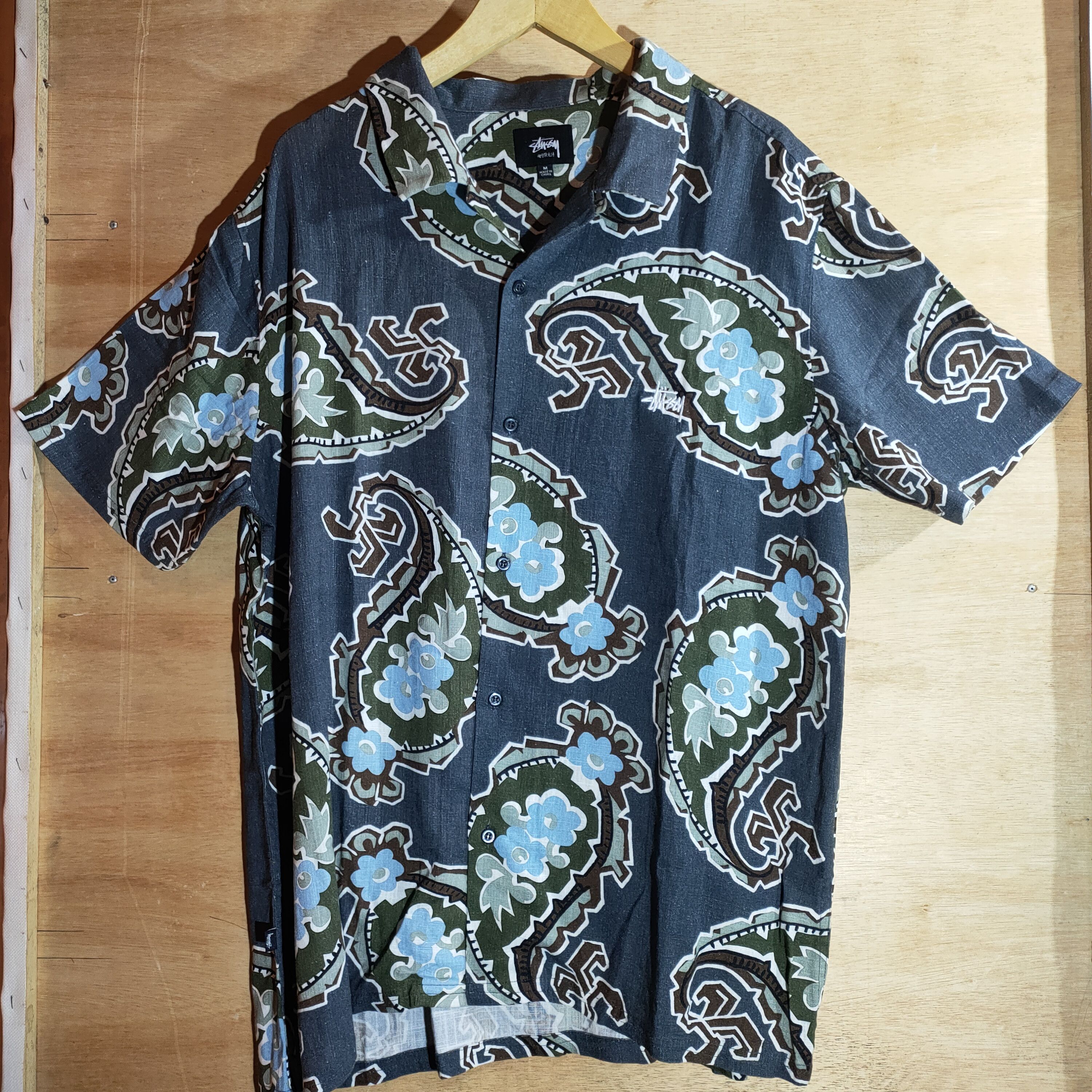 Stussy STUSSY HAWAIIAN PATTERN SHORT SHIRT | Grailed