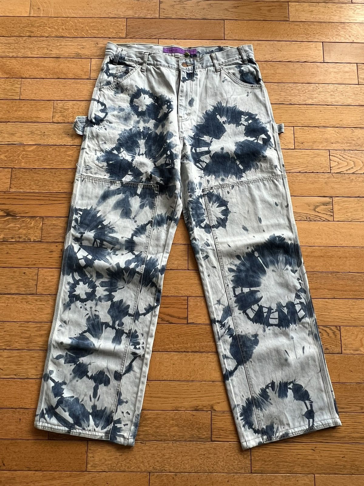 Human Made Rare tie dye jean denim cactus plant flea market cpfm | Grailed