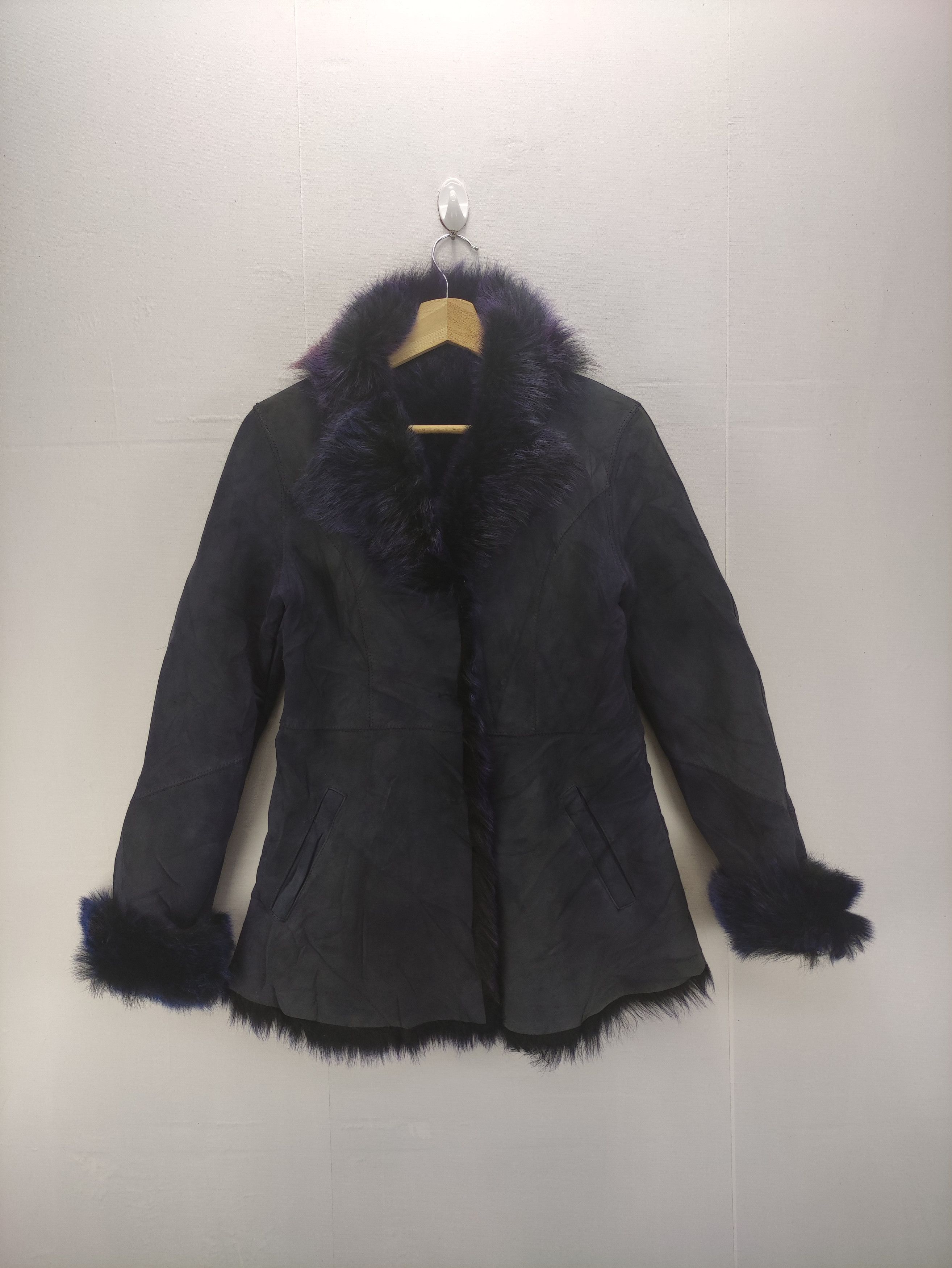 Coach Coach Leather Jacket Lining fur fax | Grailed