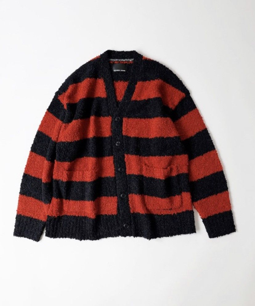 Number (N)ine Number nine WOOL ALPACA RIPPED KNIT CARDIGAN size 4 | Grailed