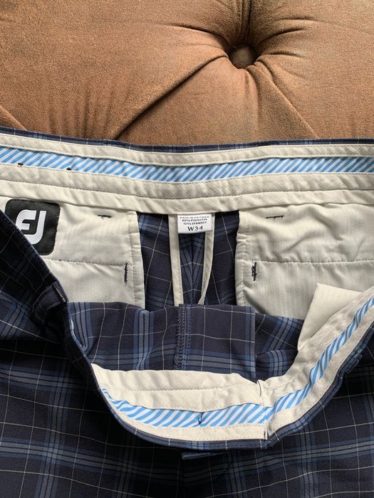 Footjoy Mens Flat Front Plaid Golf Shorts Blue and Gray Spandex | Grailed Footjoy Mens Flat Front Plaid Golf Shorts Blue and Gray Spandex | Grailed