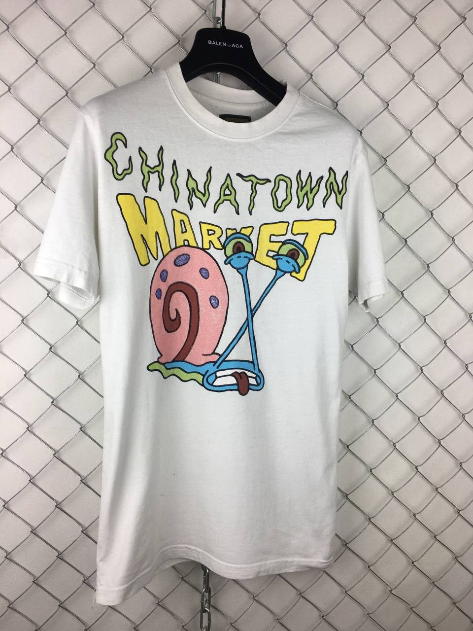 Cartoon Network China Town Market x Sponge Bob snail Garry RARE Tee ...