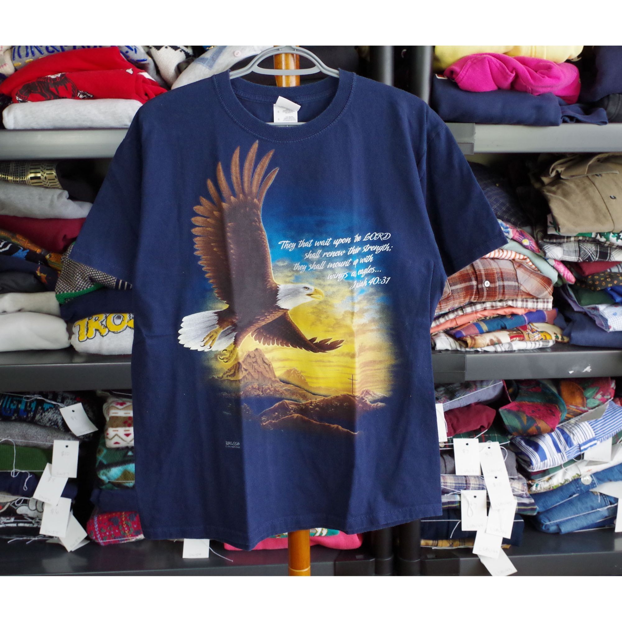 Random 2012 Eagle Art Men's Large Big Graphic Tee | Grailed