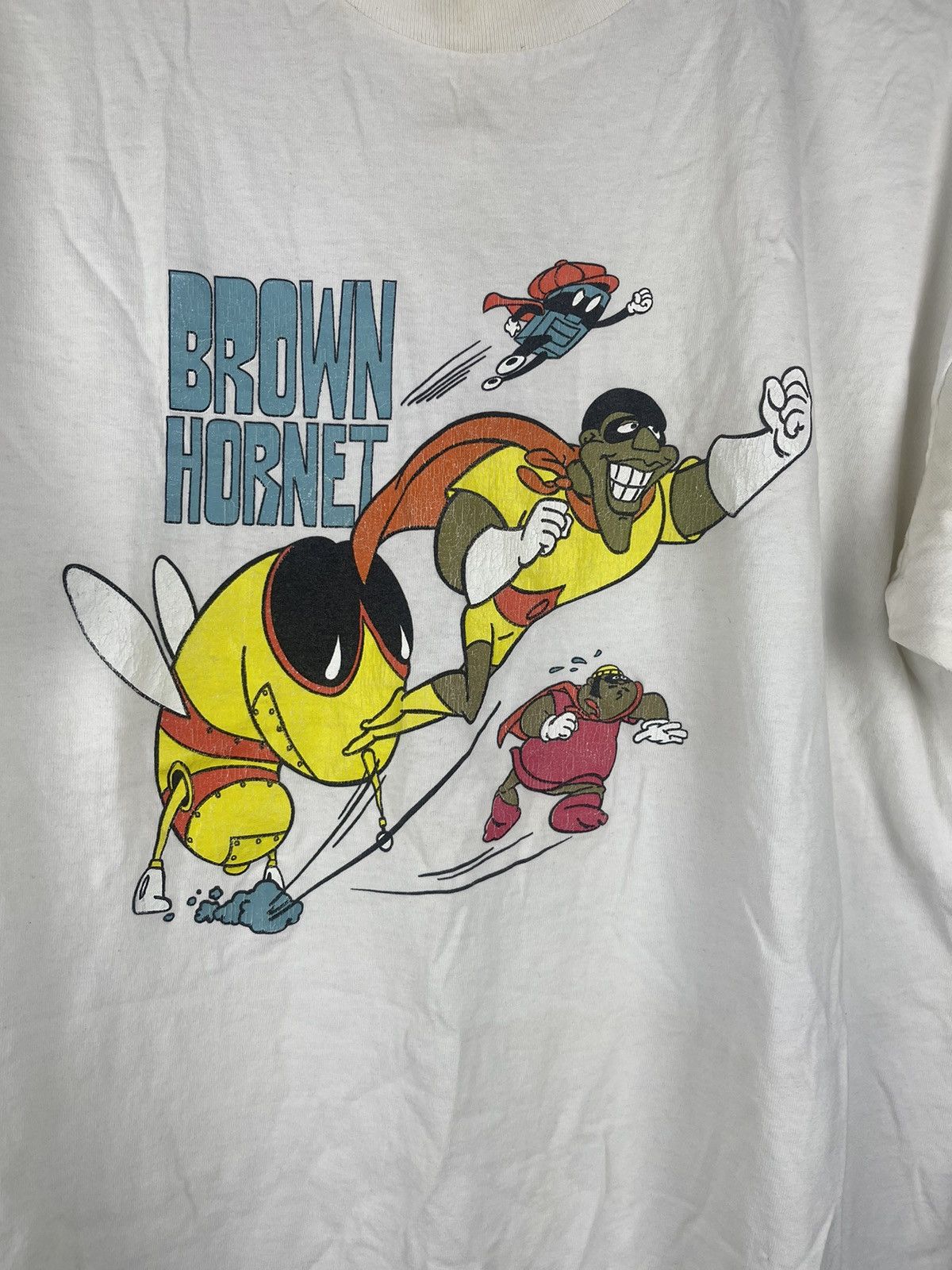 Cartoon Network × Vintage Vintage 90s Brown Hornet Fat Albert Superhero ...