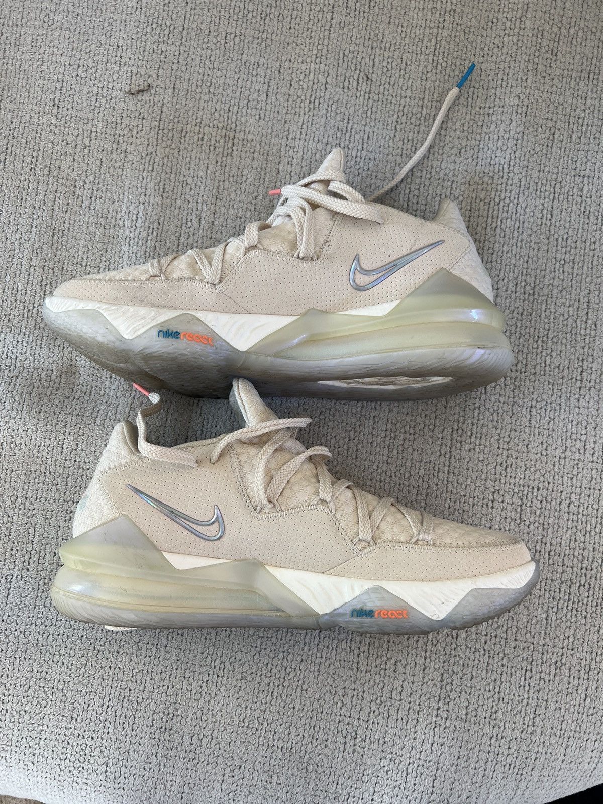 Nike Nike LeBron 17 Low Cream color | Grailed