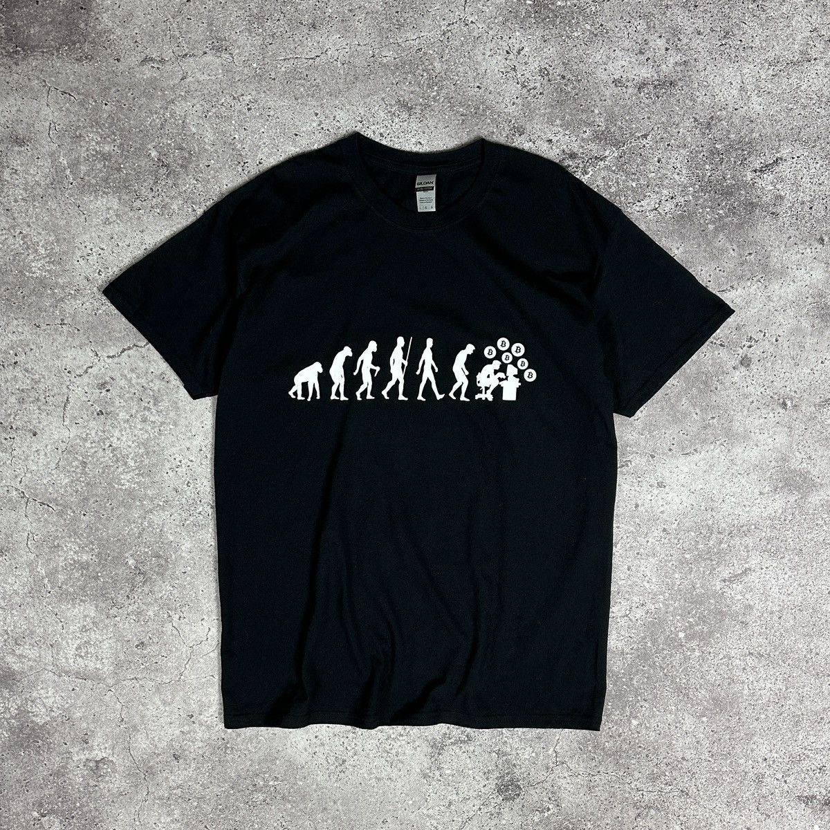 Art × Humor × Streetwear Bitcoin Humor Evolution Crypto tee Y2K NFT ...