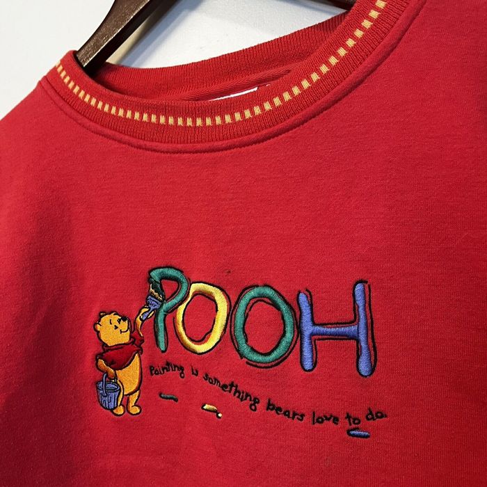 Vintage Vintage Winnie The Pooh Crewneck Sweatshirt Size XL Red | Grailed