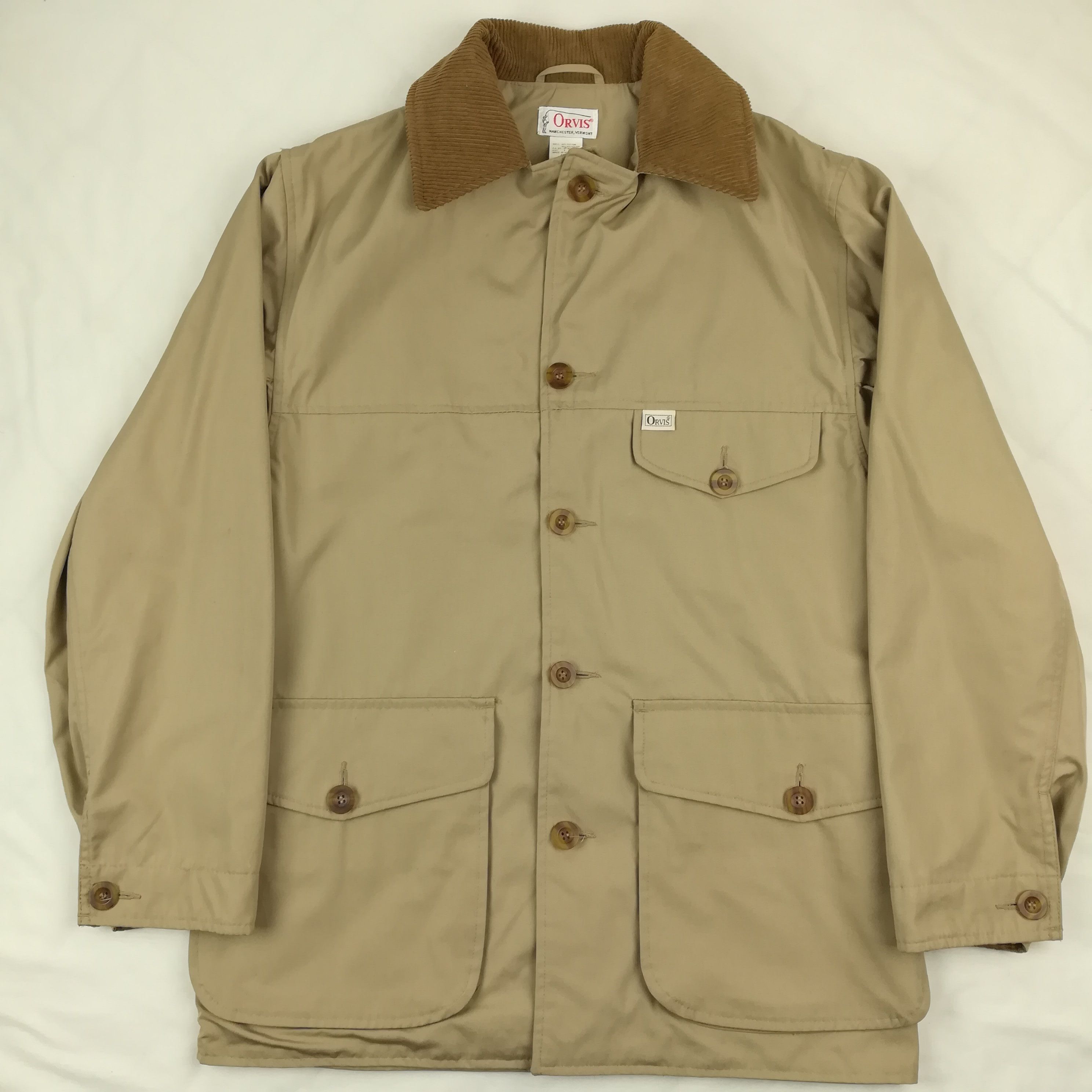 Vintage Vintage Orvis Barn Field Chore Coat Jacket Corduroy Collar ...