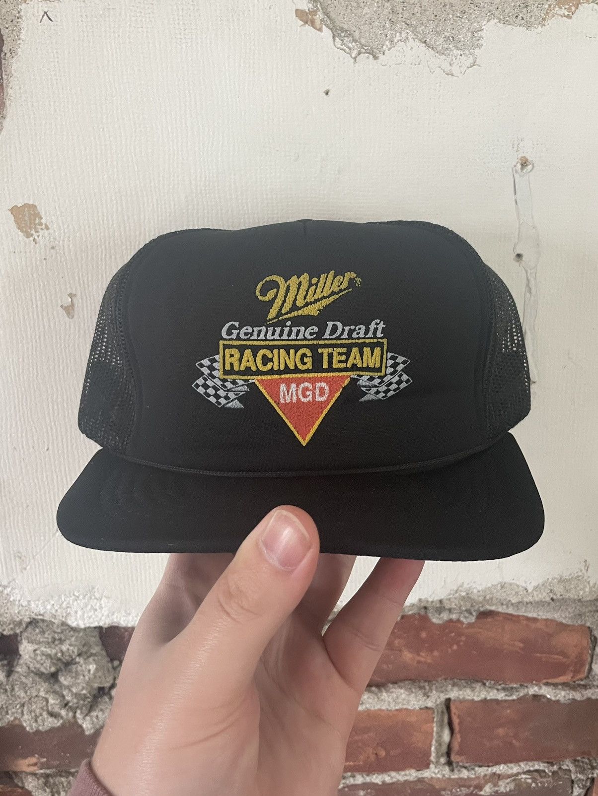 Vintage Vintage 90s Miller Racing Team Trucker Hat - 90s Miller Beer ...