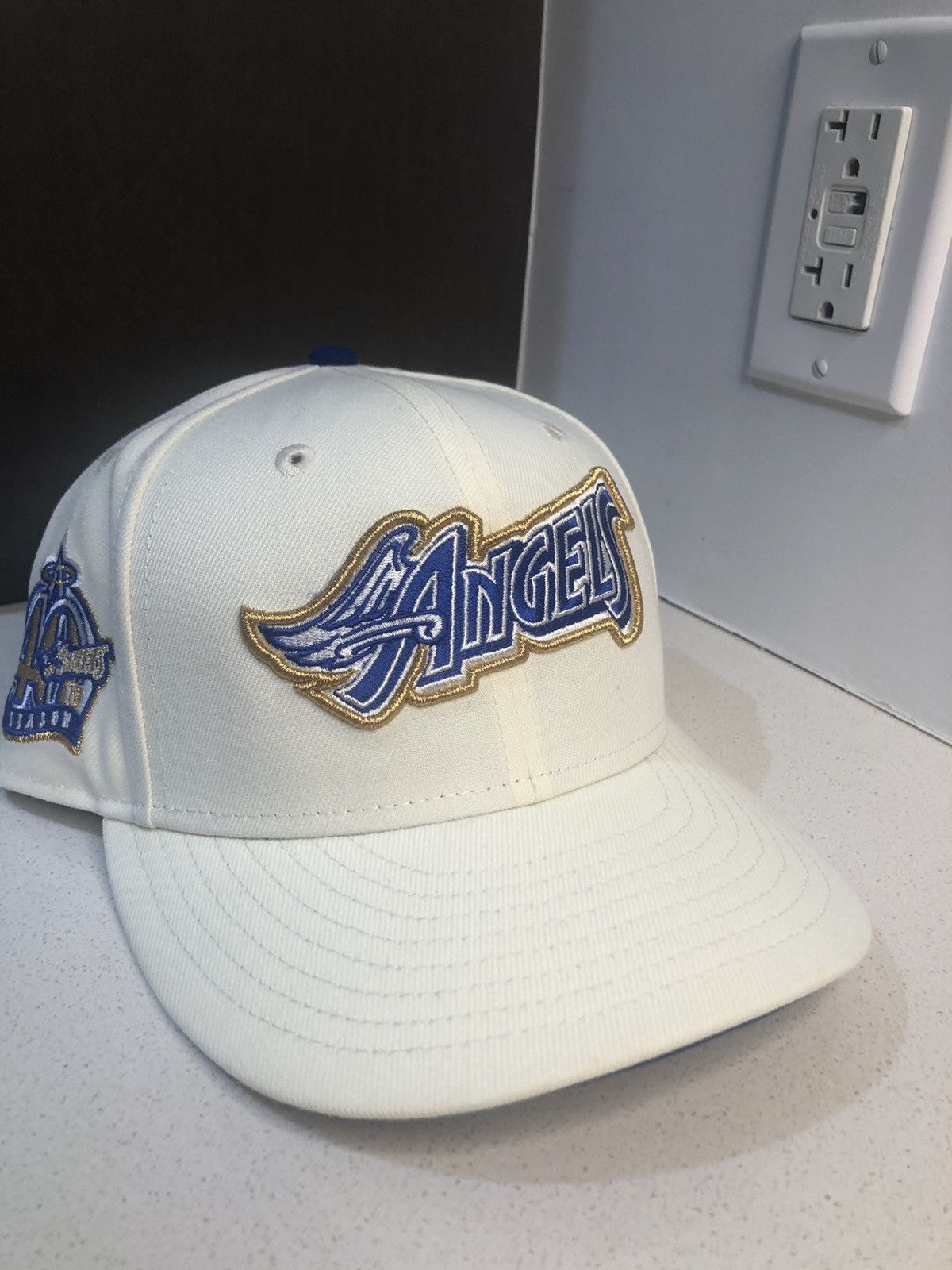 New Era New Era Angels 7 3/8 Fitted Hat 30th Season Patch Like New ...