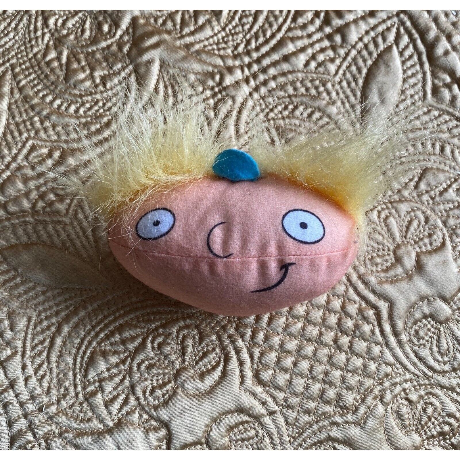 Nickelodeon 1998 Hey Arnold! Football Head Plush Burger King ...