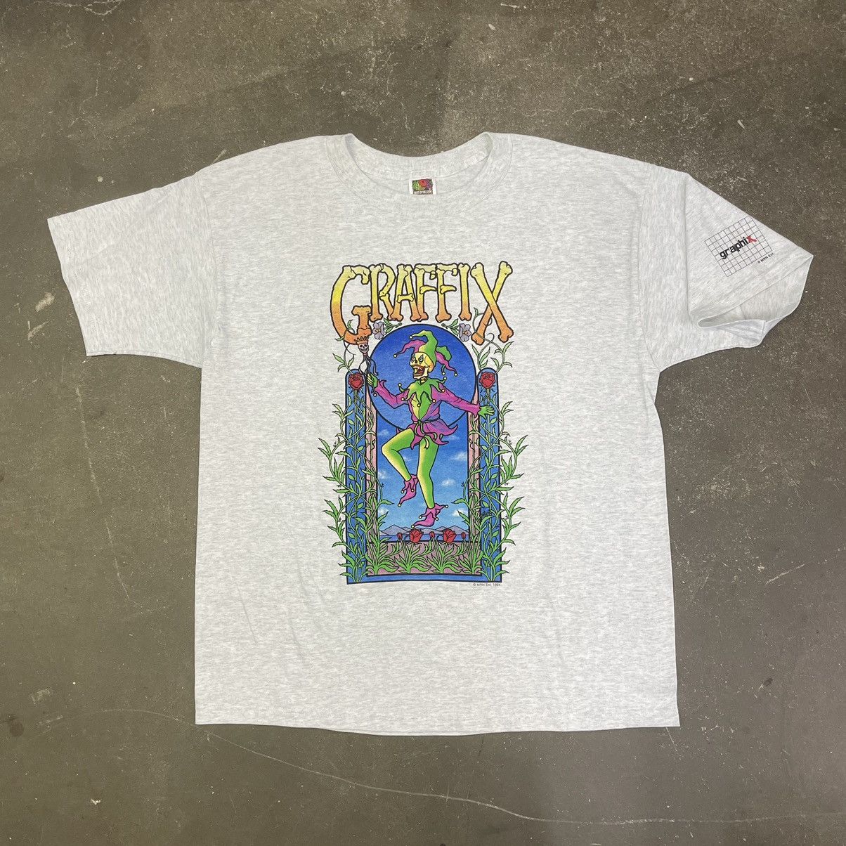 Vintage Vintage 1994 Graffix clown Skelton shirt | Grailed