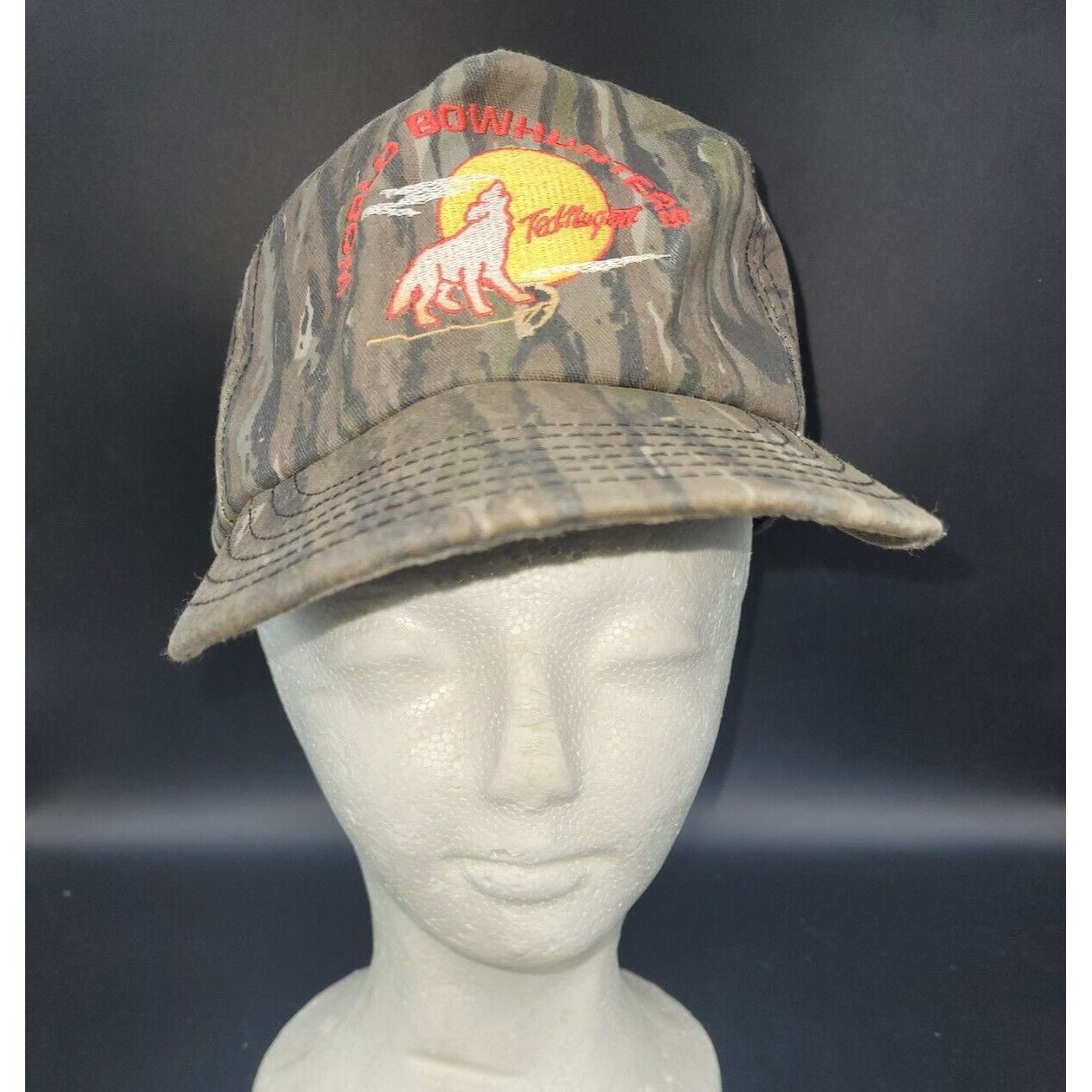 Unbrnd World Bowhunter Ted Nugent Camo Baseball Hat Cap USA Realtre ...